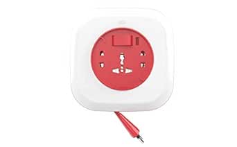 Geo 2 Pin Flex Box 8.2 Mtr. with Indicator & International Socket (1 ...