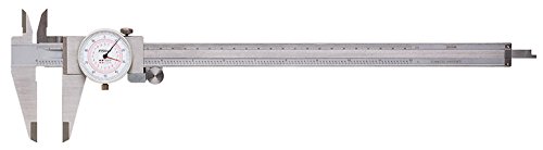 Fowler Inch/Metric Dial Caliper with 0-12"/300mm Range, Silver ...