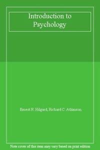 Introduction to Psychology: Ernest R Hilgard: 9780155436466: Amazon.com ...