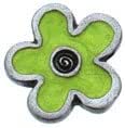 Amazon.com: Flower/Lime Button - Button from Danforth : Clothing, Shoes ...