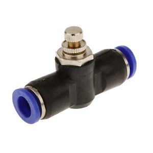 10mm Pneumatic Flow Speed Control Valve Push In Fitting Air Vacuum Hose ...