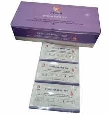 Syphillis | VDRL card oscar rapid testing kit pack of 50 kits : Amazon ...