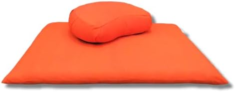 NutriBuck® ZAFU & Zabuton Meditation Yoga Mat Cushion Combo Filled with ...