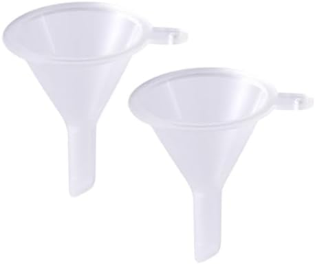 Essen Mini Funnels, 2pcs Clear Plastic Funnels For Small Bottles ...