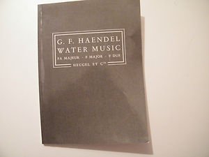 GEORG FRIEDRICH HANDEL: WATER MUSIC (PH37) (ORCHESTRA): Amazon.co.uk ...