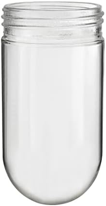 Aspen Creative 23532-60-1, Vapor Proof Clear Glass Threaded Neck Shade ...