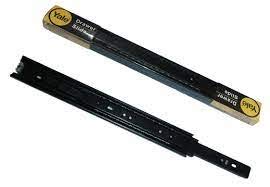 Yale BBS45 Ball Bearing Drawer Slides Full Extension BBS Black Finish ...