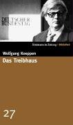 Das Treibhaus. SZ-Bibliothek Band 27 : Koeppen, Wolfgang: Amazon.de: Bücher