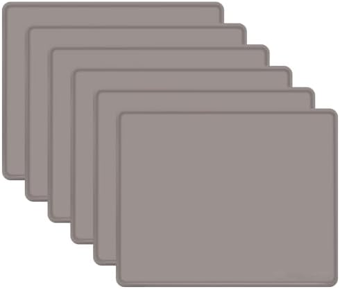 Amazon.com: Large Silicone Mat 6 Pack, 20"x16" Silicone Craft Mats for ...