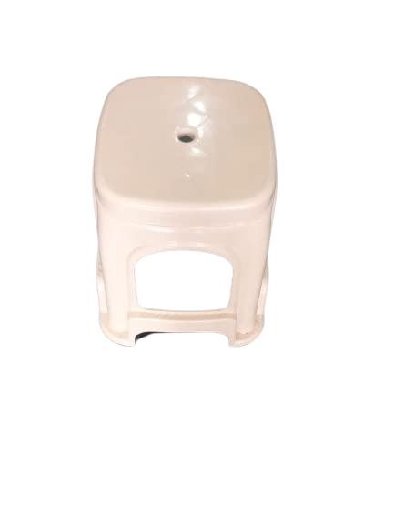 Plastic Stool (White) : Amazon.in: Home & Kitchen