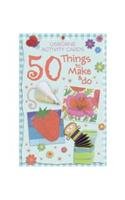 Activity Cards: 50 Things to Make and Do: Amazon.co.uk: Rebecca Gilpin ...