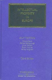 Intellectual Property in Europe: Guy Tritton: 9780421908505: Amazon.com ...