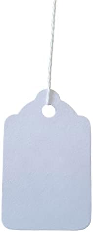Swift Strung Tags White Card Clothing Parcel Label String Hanging Gift ...