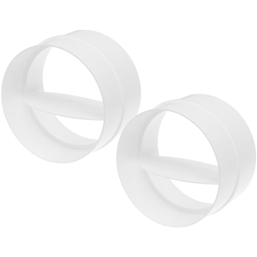 Duct Backdraft Blocker 5 Inch / 125mm, Pack of 2, Pipe Connector with ...