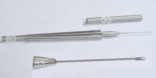 STEEL Vitreous curved scissor 20 Gauge Vitrectomy : Amazon.in ...