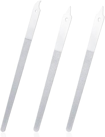 Amazon.com : Piriuuo 3 Pcs Diamond Nail File, Stainless Steel Diamond ...