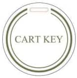 Amazon.com: Round Golf Cart Key Tags (10 Pack) (Round Cart Key Tag ...