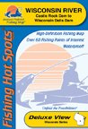 Amazon.com: Wisconsin River Fishing Map, Castle Rock Dam to Wisconsin ...