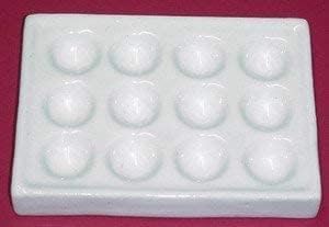 LabHouse 12 Cavity Porcelain Spotting Cavity Tile Plate For General Lab ...