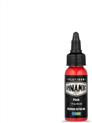 Amazon.com: Dynamic Color Co - Platinum Collection Pink Color Tattoo ...