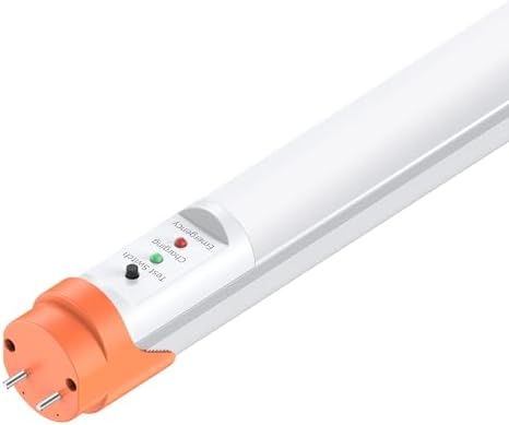 Emergency T8 LED Tube 4ft with Battery Backup, 5000K 18W Aluminium Dual ...