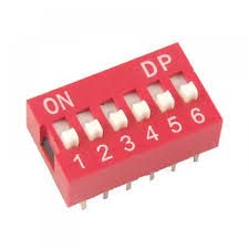 6 Way DIP Switch 2.54mm Pitch Slide (Pack of 3) : Amazon.in: Car ...