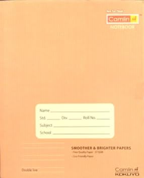 Camlin Kokuyo Small Notebook - Hard Cover, Brown, 160 Pages, 190x155mm ...