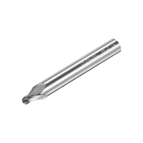 Snapklik.com : Uxcell Tapered Ball Nose End Mill, Uncoated Solid ...
