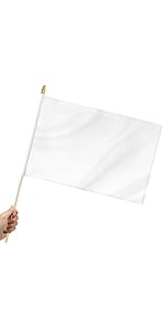 Amazon.com : Yingnner 12 Pack Red Stick Flags Small 12x18 Inch Hand ...