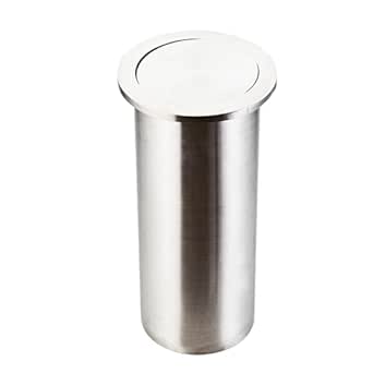 Amazon.com: YISHUOYZBS Kitchen Recycle bin with Shake lid Stainless ...