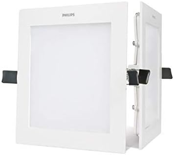 Buy Philips 15-Watt Square Duraslim Recessed Metal Downlighter Ceiling ...