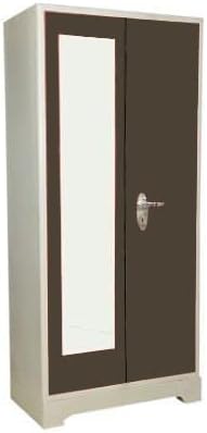 Powder Coated and Galvanized Tata Steel Metal Shelf Wardrobe with ...