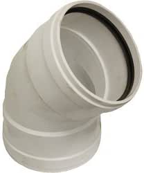 Amazon.com: Codo de 45 grados con juntas de PVC SDR35 de 10 ...