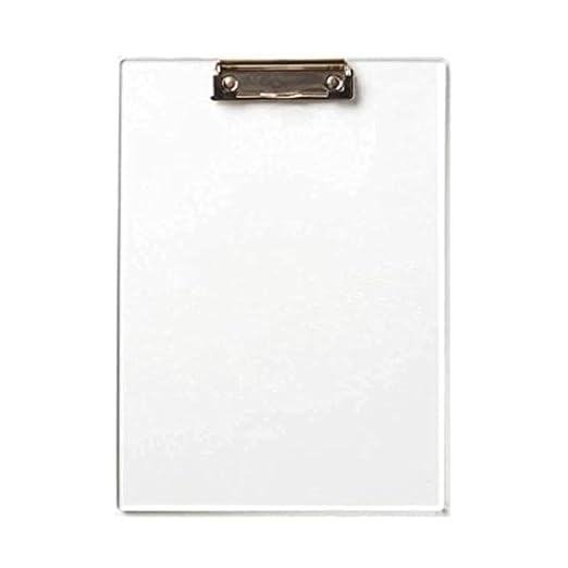 Craft Stationers Writing Pad Exam Board for Kids/Students, Transparent ...