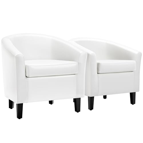 28 White Living Room Chairs for an Elegant Chic Vibe
