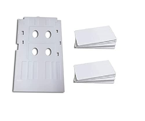 PVC ID Card Tray (White Color) for Inkjet Printer Used for EPSON L800 ...