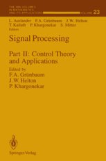 Signal processing (The IMA volumes in mathematics and its applications ...