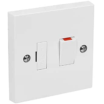 13A Switched Fused Spur Connection Unit – Classic White Finish – BS1363 ...