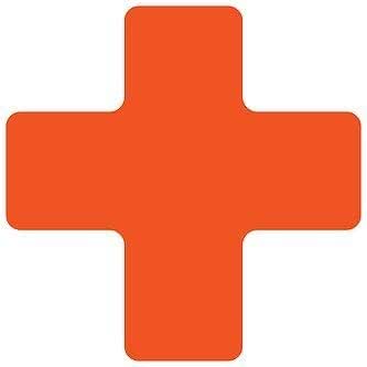 5S Location Marking Cross - Cross Shaped Floor Marker by Graphical ...