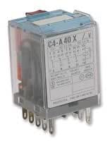 RELECO C4-A40X24D Relay, 4Pdt, 24Vdc, 10A, Plug In : Amazon.in ...