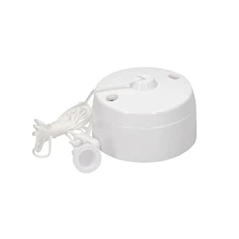 AXIOM Ceiling Pull Cord 10A 2 Way Light Switch for Toilet Bathroom ...