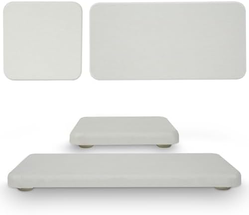 Amazon.com: Soap Dishes, 4-Set Water Absorbent Diatomite Earth Drying ...