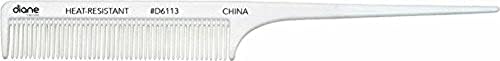 Amazon.com : Diane Ionic DDBC042bc042 Anti-Static Pin Tail Comb, Black ...