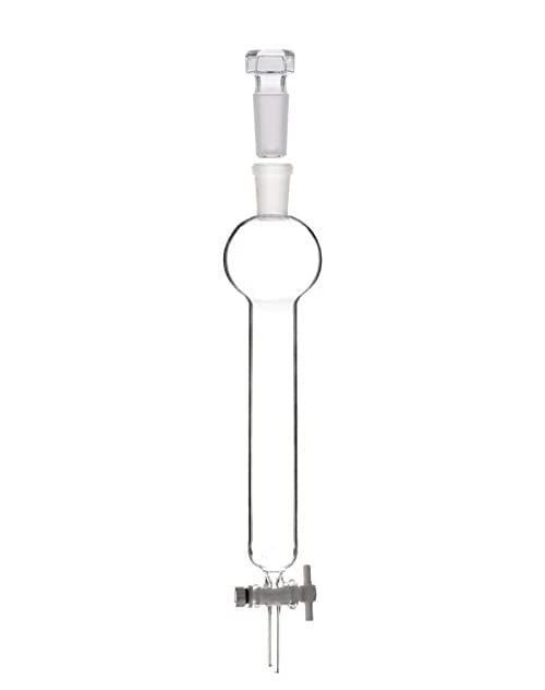 ABG BOROSILICATE GLASS CHROMATOGRAPHY COLUMN WITH RESERVOIR WITH ...