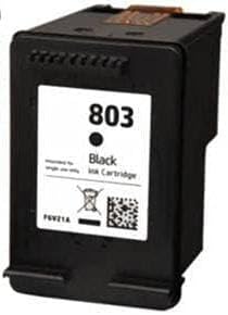 803 Black Ink Cartridge (Black) Compatible for HPP Use in DeskJet 1112 ...