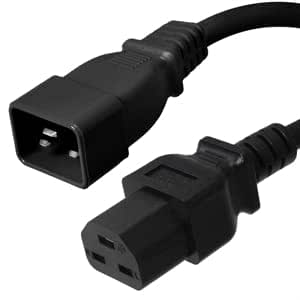 Amazon.in: Buy Black IEC 60320 C20 to C21 Power Cords 3 Meters Online ...