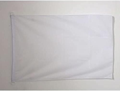 Amazon.com : AZ FLAG Plain White Nautical Flag 18'' x 12'' - White ...