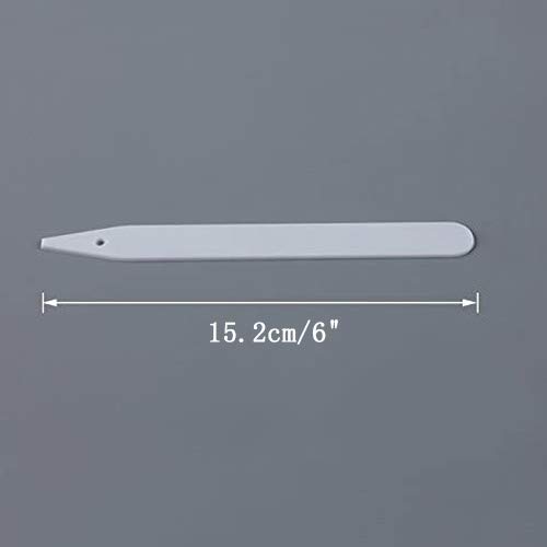KINGLAKE 100 Pcs 6 Inch Thick Plastic Plant Nursery Garden Labels ...