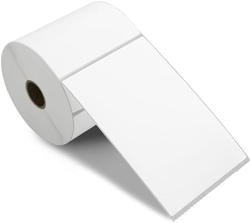 Amazon.com : L LIKED 4" x 6" Direct Blank Thermal Shipping Labels with ...