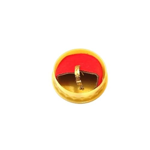 Buy DURGA PRASAD JEWELLERS, 18k GOLD NOSE PIN, SEMICIRCLE, 18CT (750 ...